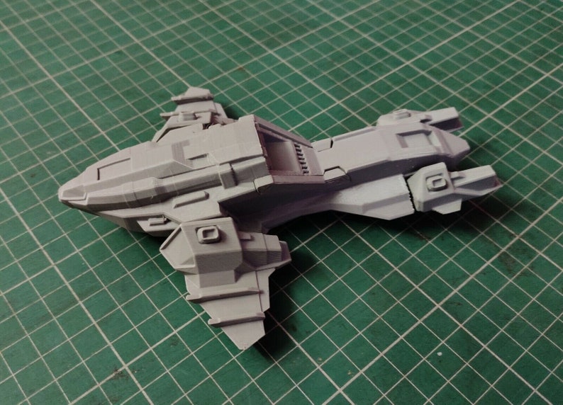 Custom 6 Halo Pelican Drop Ship Plane Space Ship 3D - Etsy