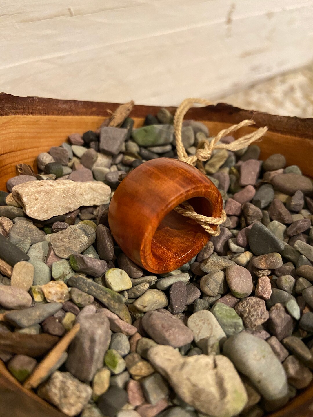 Wood Turned Black Walnut Ring - Etsy