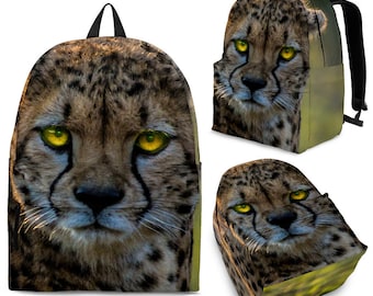 Cheetah Backpack - Etsy