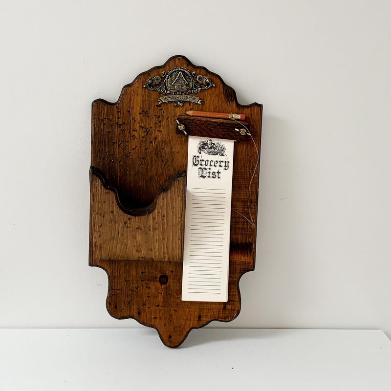 Shopping List Holder - Etsy