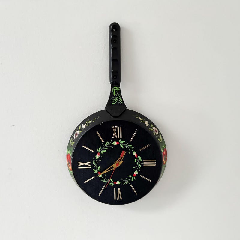 Hand Painted Clock - Etsy