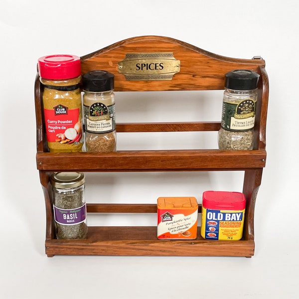 Wall Spice Rack - Etsy