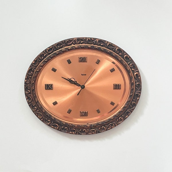 Copper Wall Clock - Etsy