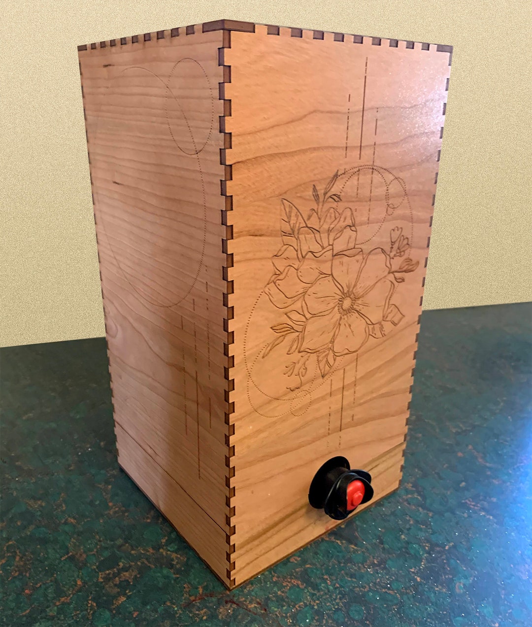 Boxed Wine Cover, Cover for Box Wine, Floral Wine Box Cover, Gift for ...