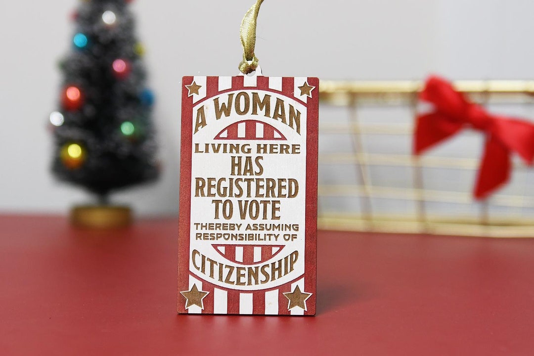 1920 Womens Right to Vote Poster Replica Ornament Suffrage Voting ...