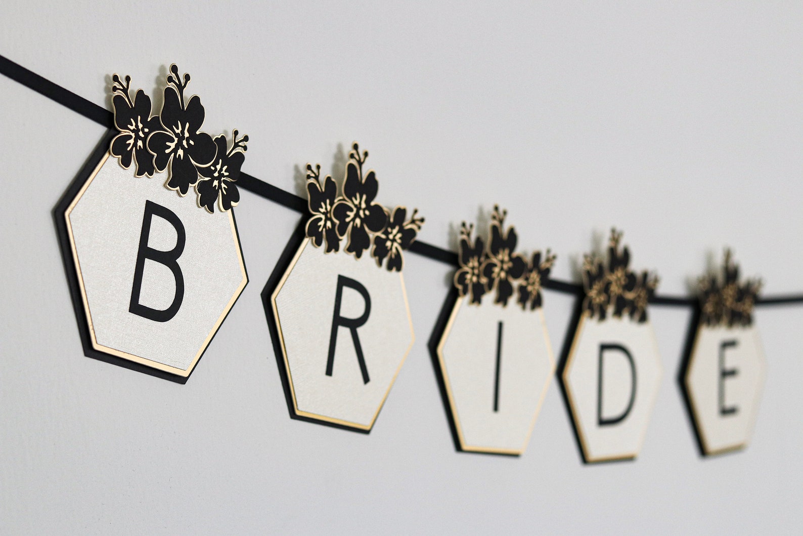 Bridal Shower Banner, Bridal Shower Decoration, Tropical Bridal Shower ...