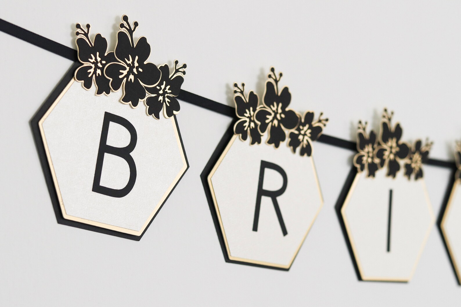 Bridal Shower Banner, Bridal Shower Decoration, Tropical Bridal Shower ...