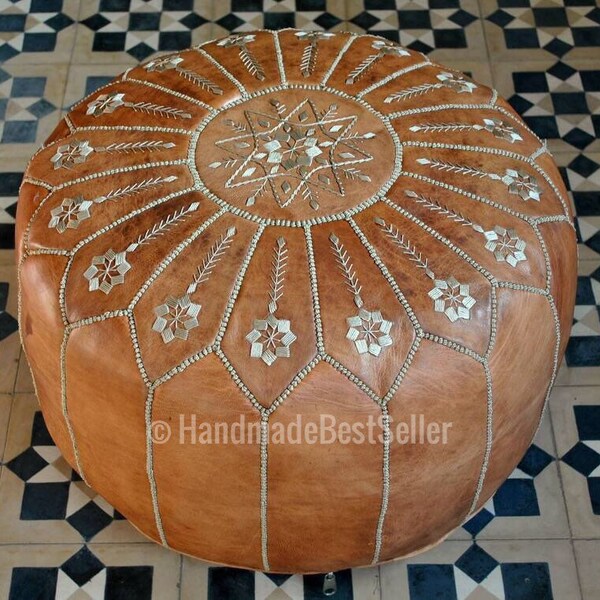 Boho Ottoman Pouf - Etsy