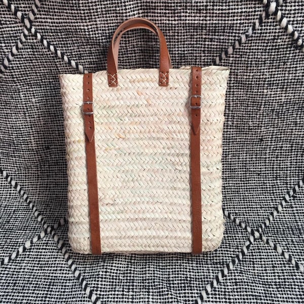 Straw Basket Backpack - Etsy