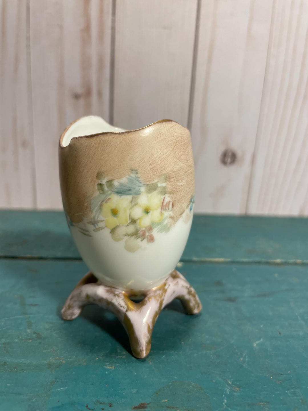 Antique Porcelain Egg Cup, Toothpick Holder - Etsy