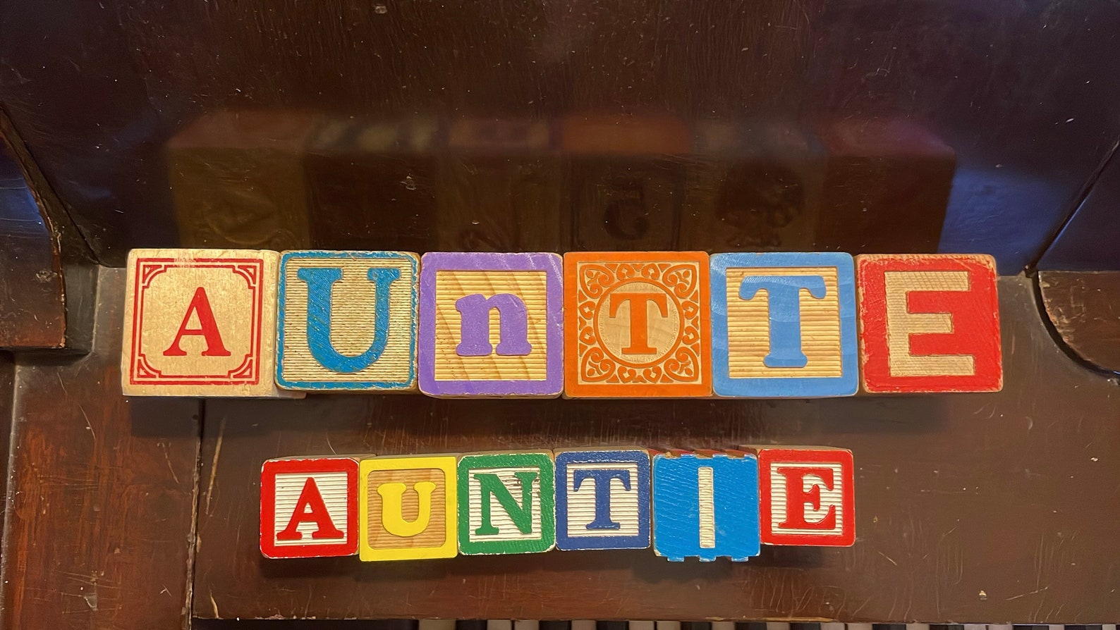 Vintage Alphabet Blocks, Wooden Letter Blocks, Various Fonts, Colors ...