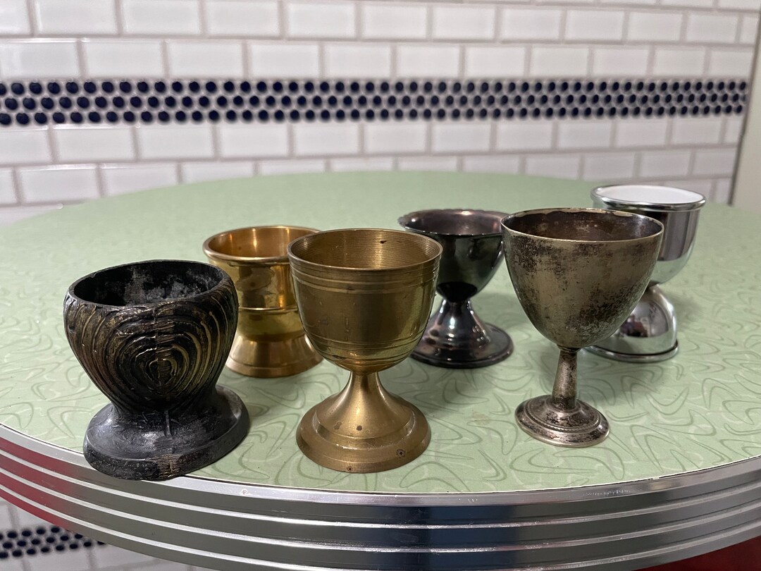 Vintage Egg Cups, Various Metals, Buyers Choice, Single Egg Cups, Soft ...
