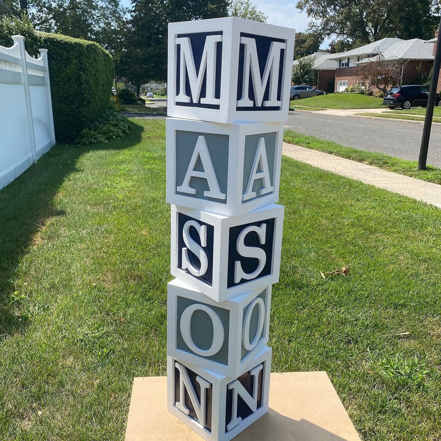 Jumbo Baby Blocks Made to Order. Nursery/kids Room Decor - Etsy