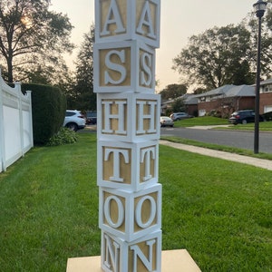 Large Baby Blocks Made to Order. Nursery/kids Room Decor, Baby Shower ...