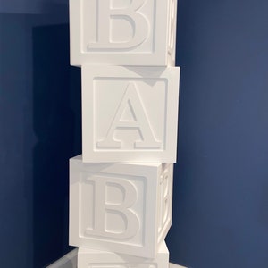 Large Baby Blocks Made to Order. Nursery/kids Room Decor, Baby Shower ...