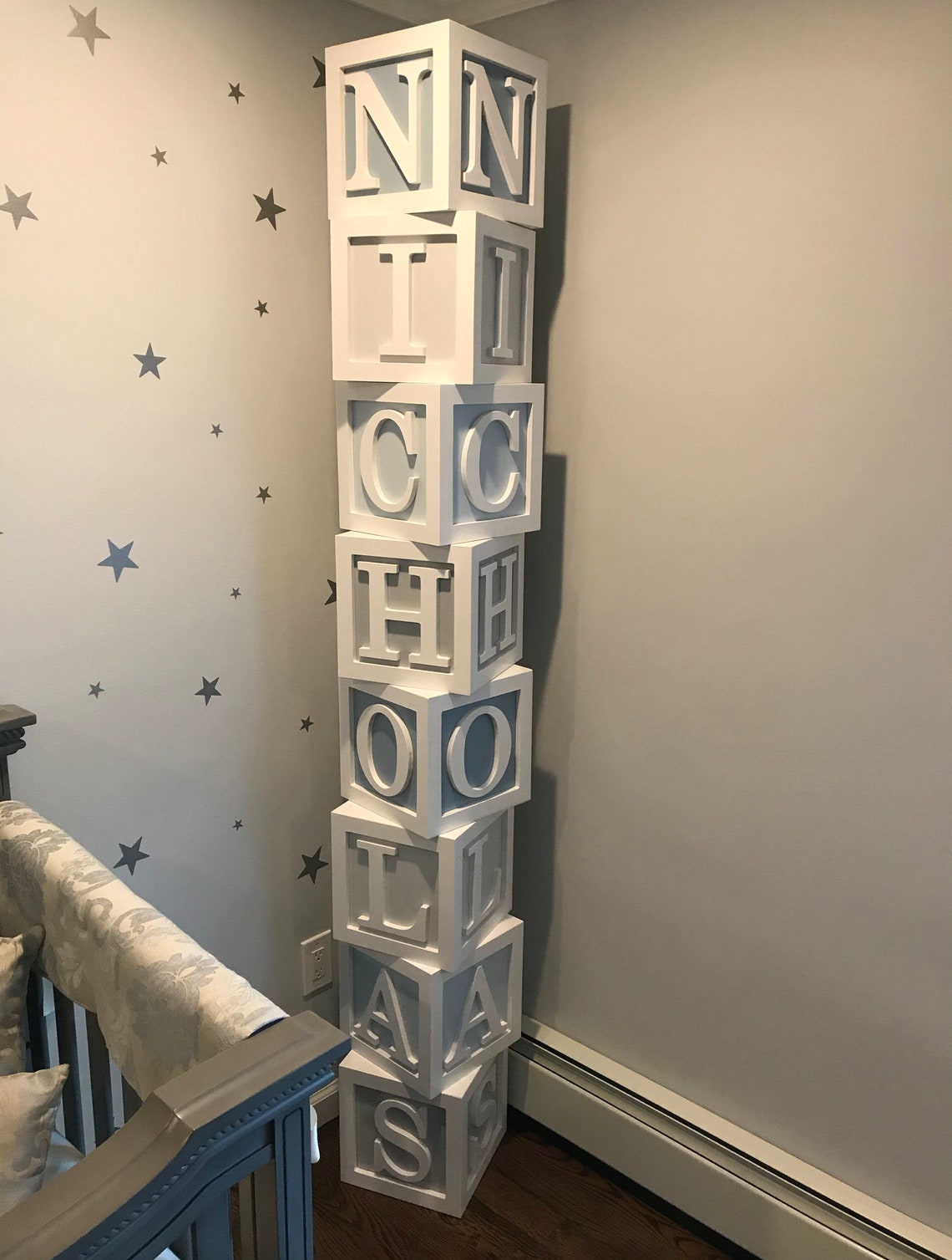 Jumbo Baby Blocks Made to Order. Nursery/kids Room Decor - Etsy