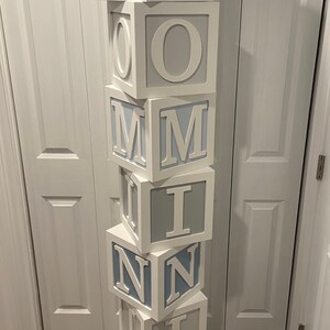 Large Baby Blocks Made to Order. Nursery/kids Room Decor, Baby Shower ...