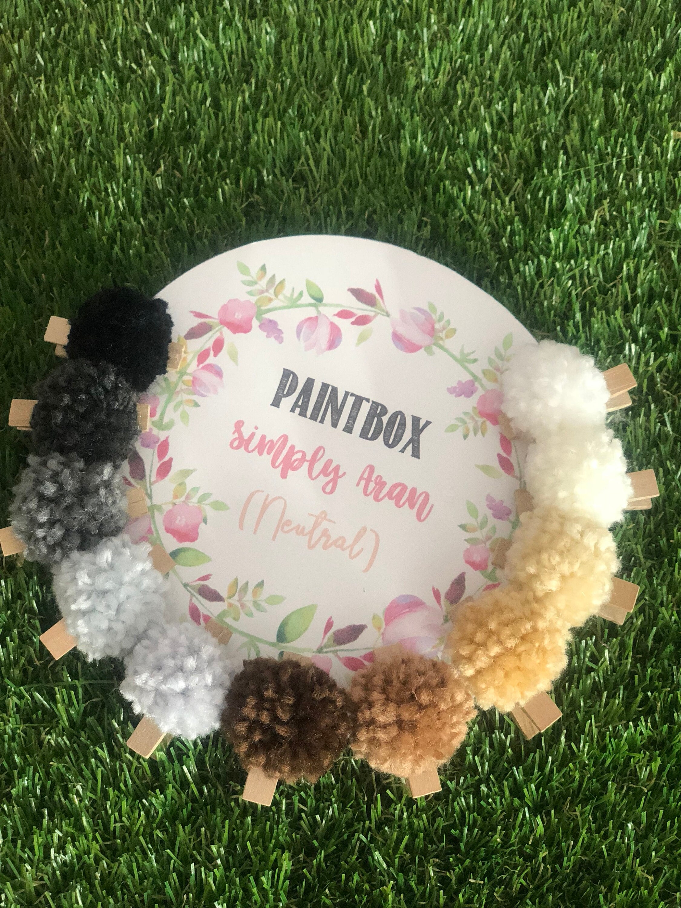 Wooden Pom Pom Filled Alphabet Letter - Great for Childrens Bedroom or ...