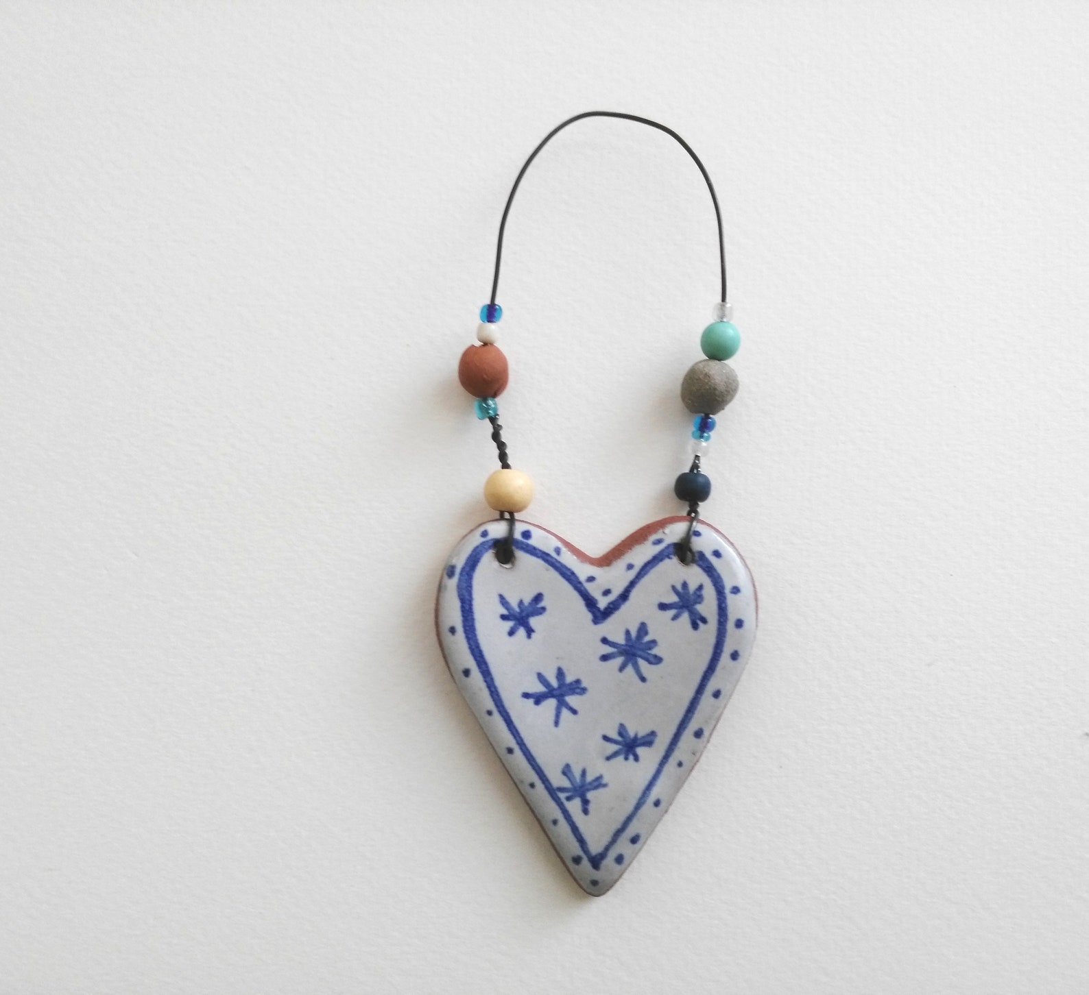 Handmade Ceramic Love Heart Perfect Little Send a Hug Gift | Etsy