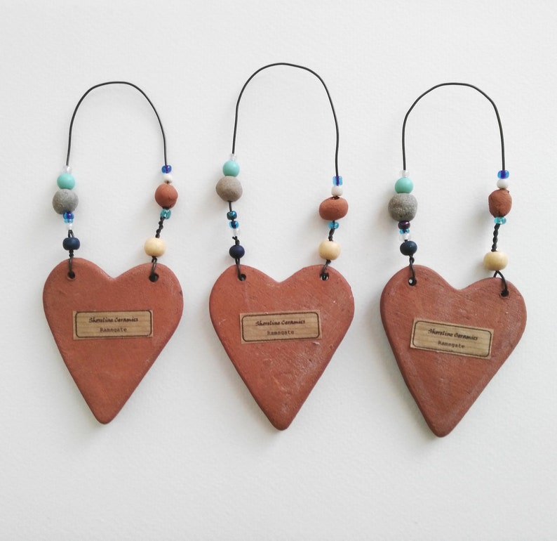 Handmade Ceramic Love Heart Perfect Little Send a Hug Gift | Etsy