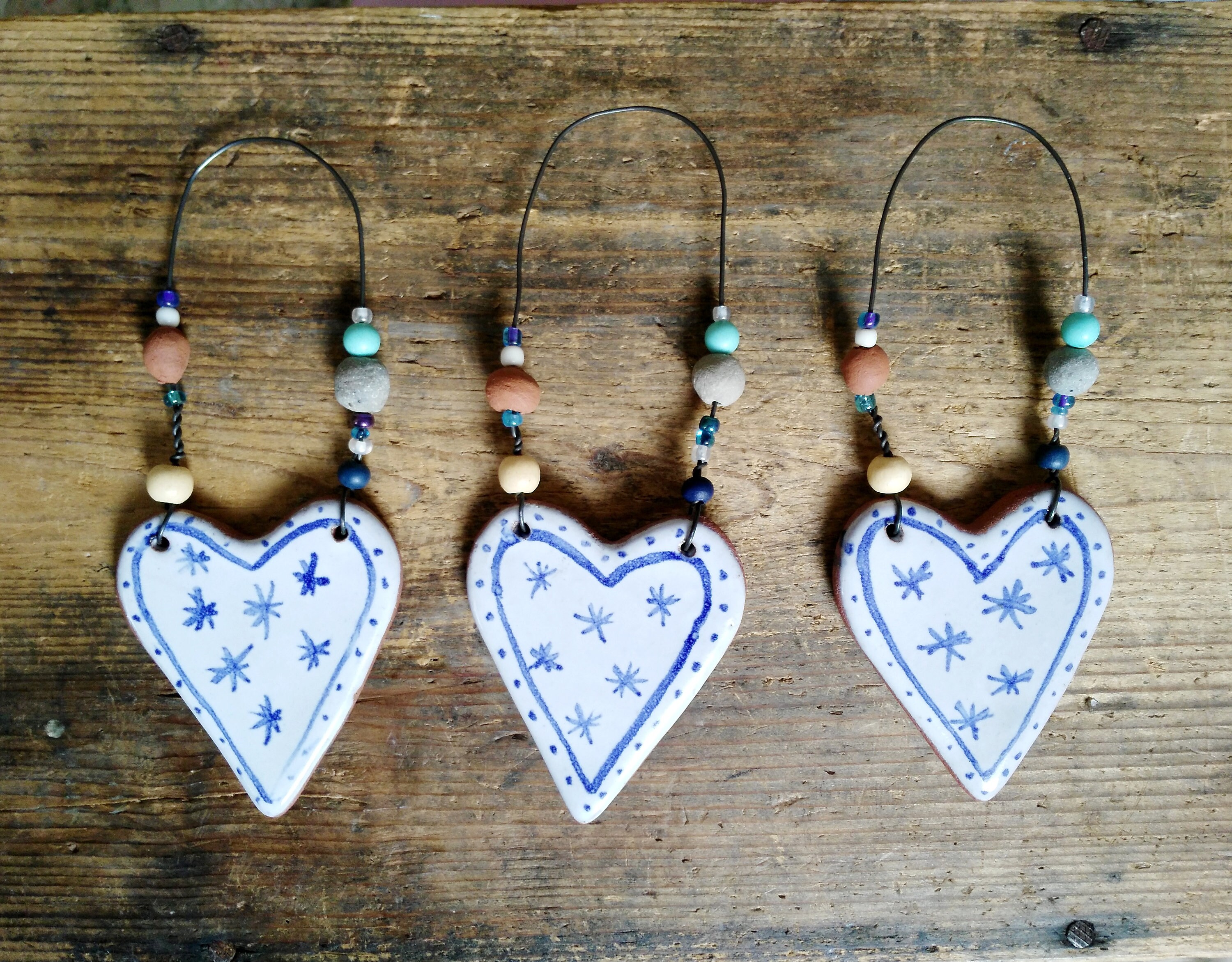 Handmade Ceramic Love Heart Perfect Little Send a Hug Gift - Etsy