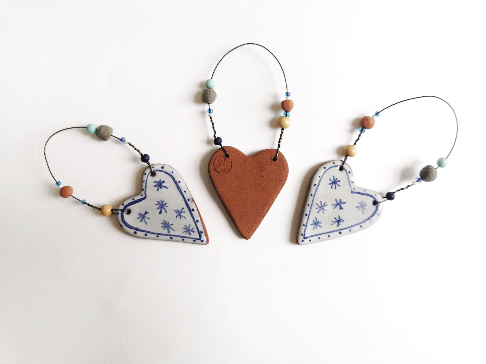 Handmade Ceramic Love Heart Perfect Little Send a Hug Gift | Etsy