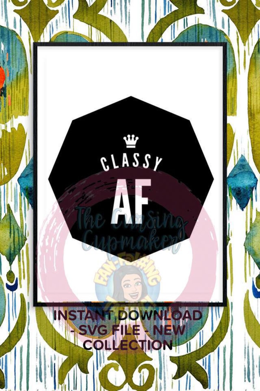 Digital Download - "classy Af" - Etsy