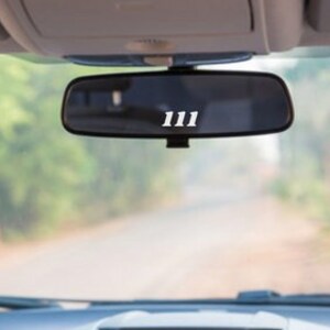 Angel Numbers // Custom Mirror Decal - Etsy