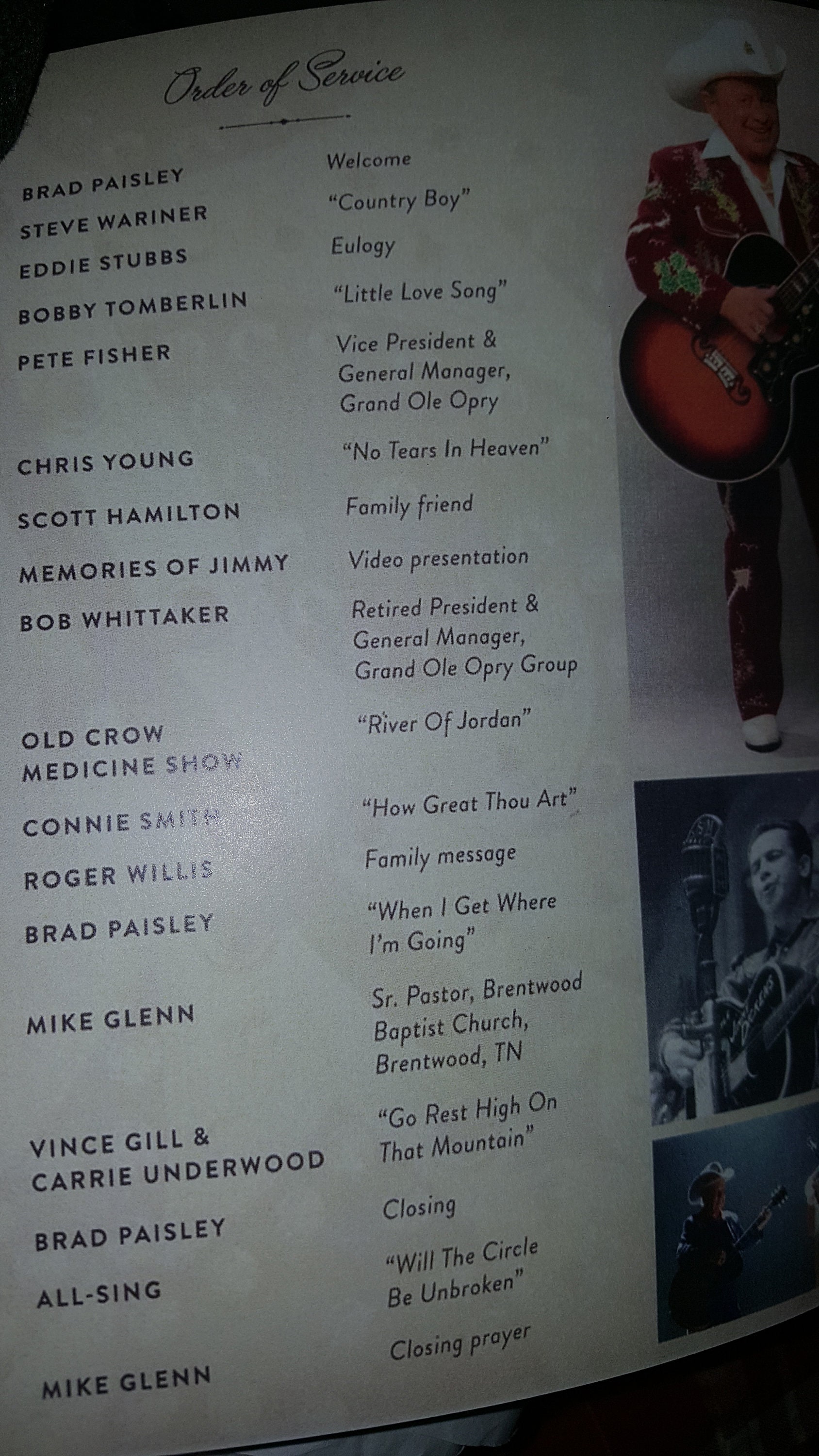 Little Jimmy Dickens Obituary Funeral Program - Etsy Little Jimmy Dickens Obituary Funeral Program - Etsy