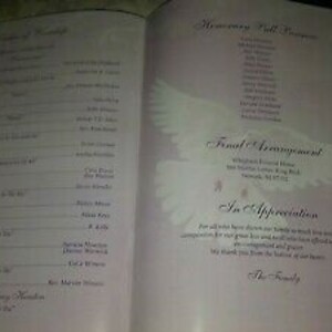Whitney Houston Funeral Celebration of Life Program newark, New Jersey ...