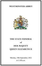 Queen Elizabeth Funeral Order of Service Program Booklet - Etsy