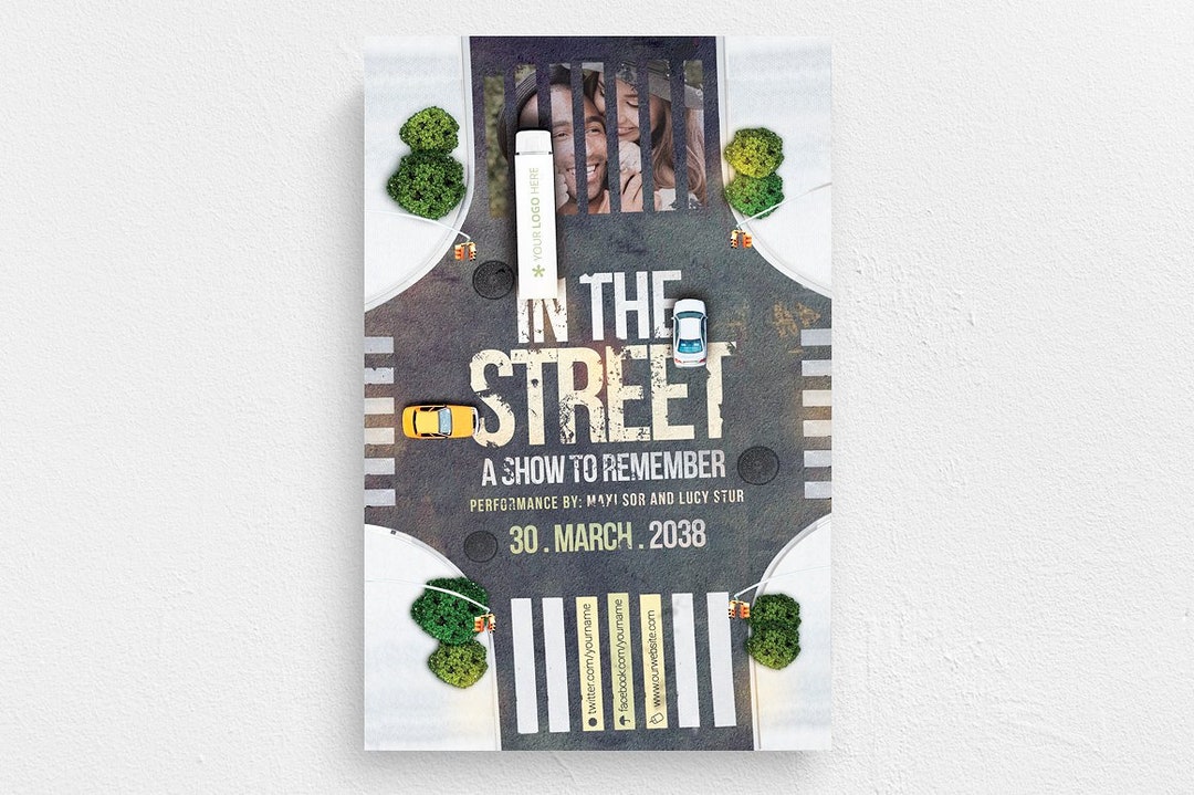 Flyer Template, Psd Template, Instant Download, Invitation Party, Sale ...