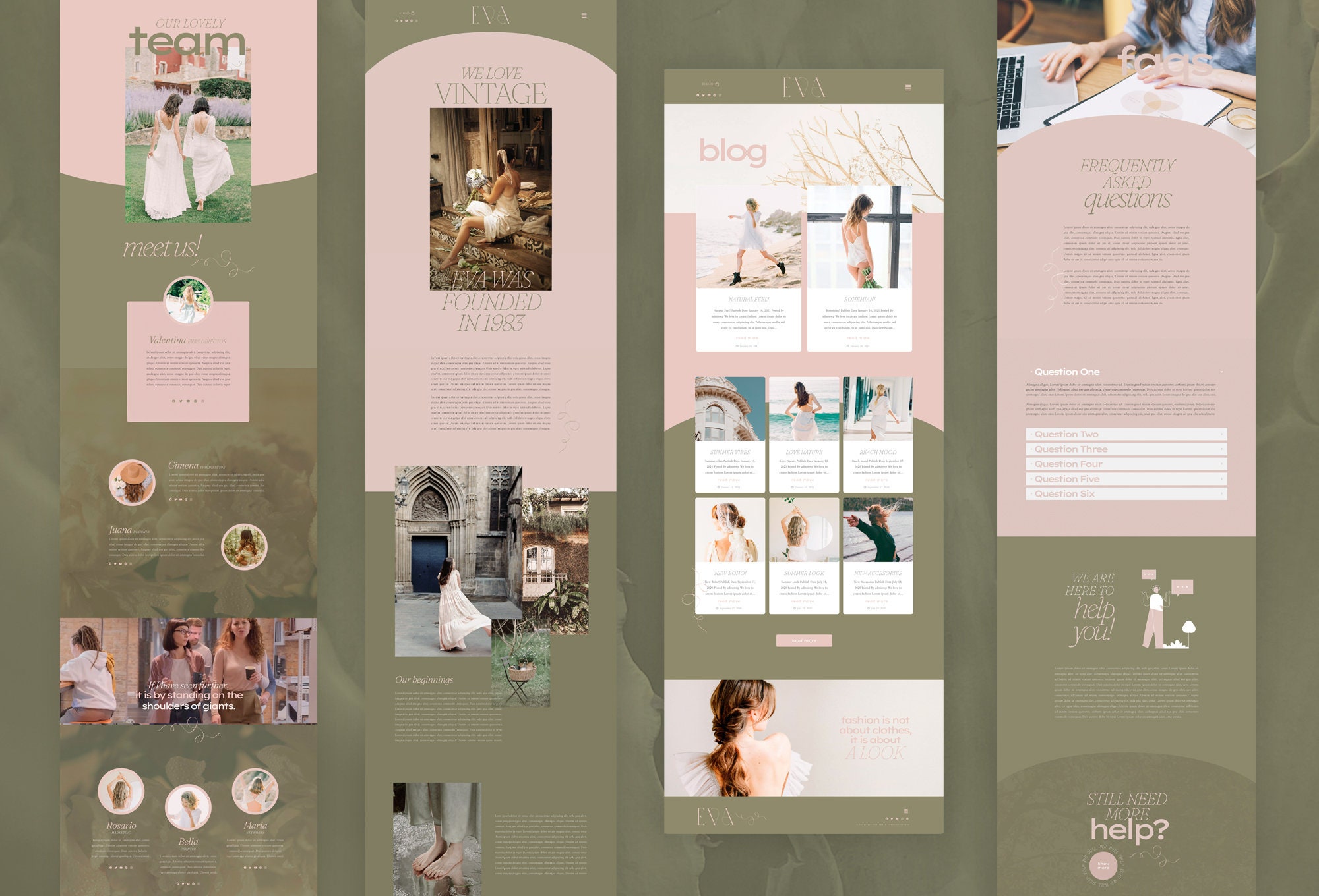 Elementor Template Wordpress Template Elementor Website - Etsy