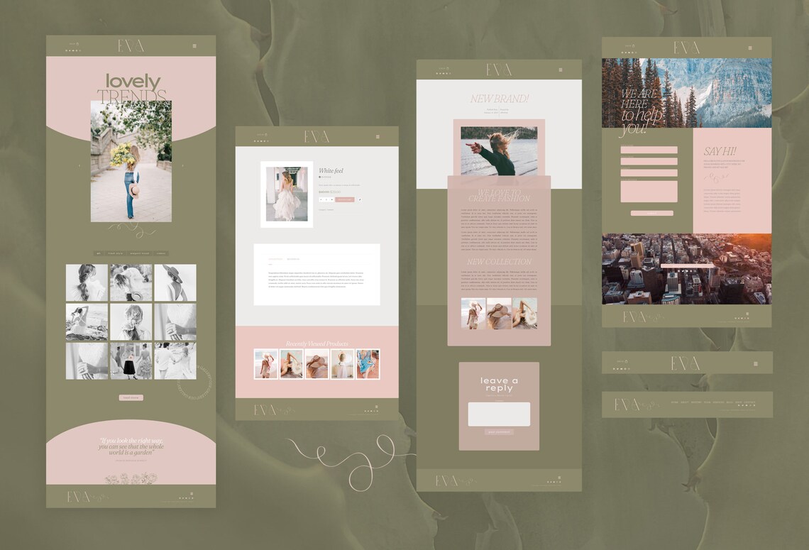 Elementor Template Wordpress Template Elementor Website - Etsy