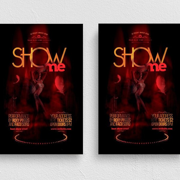 Burlesque Invitation - Etsy