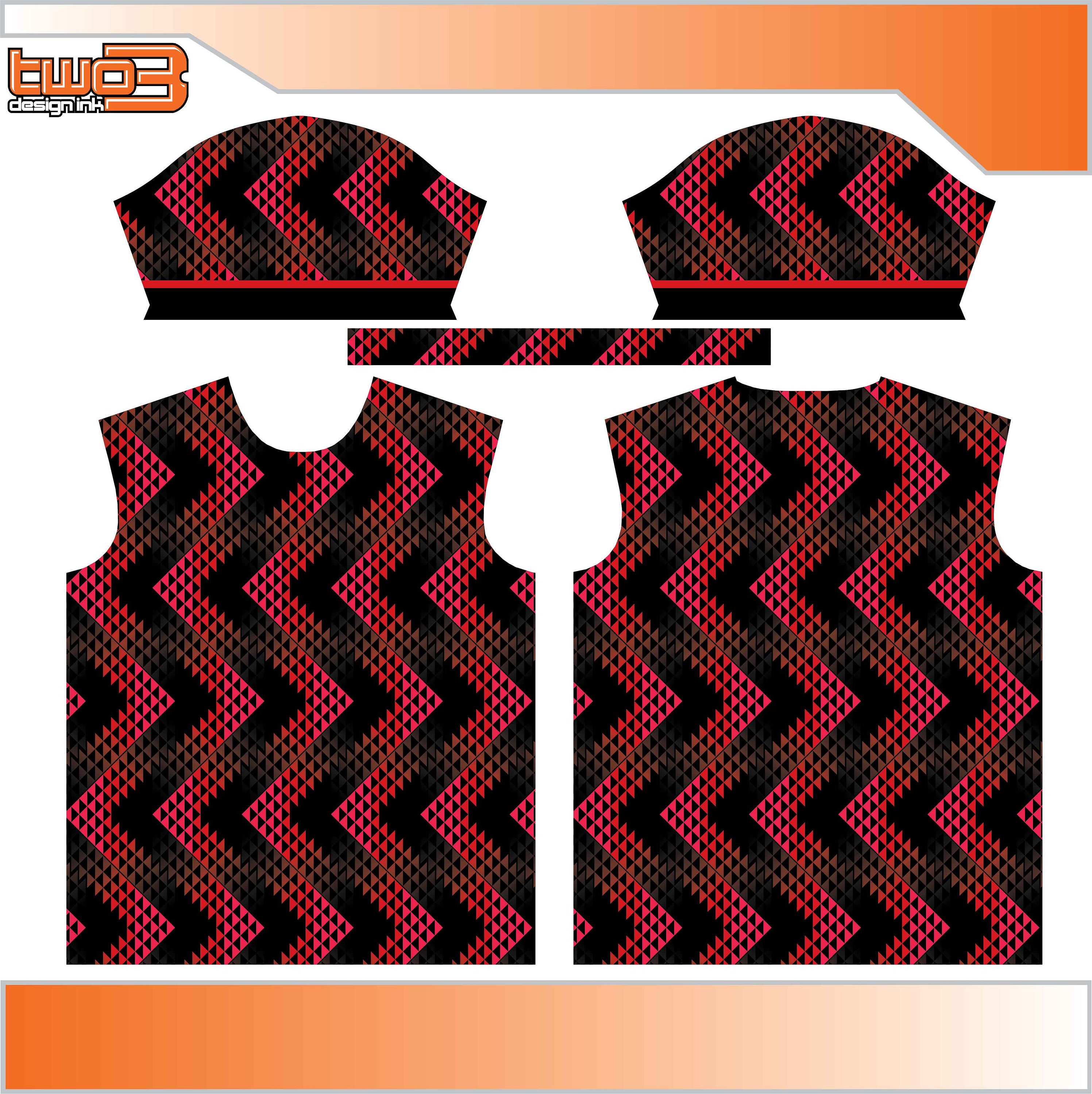 Triangles Full Sublimated Jersey - Etsy