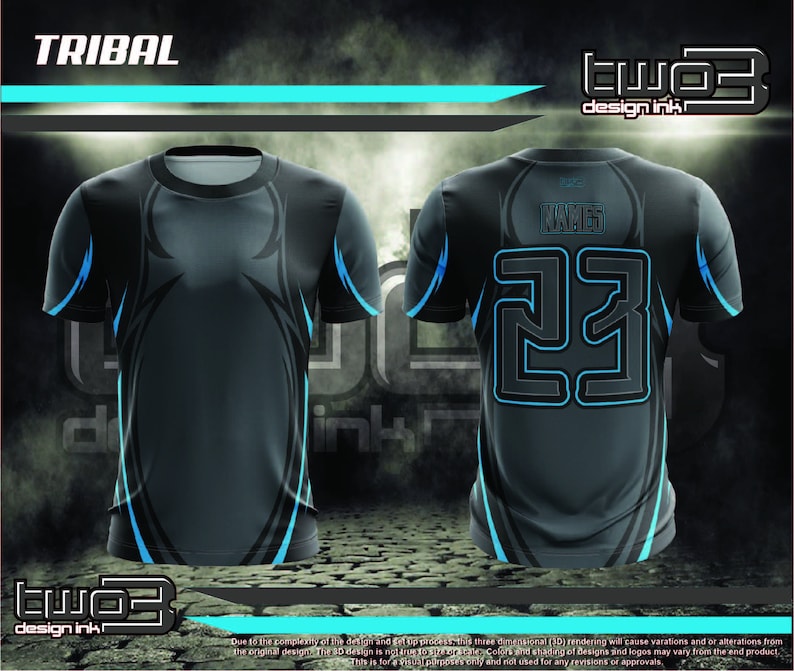 Tribal Full Sublimated Jersey - Etsy