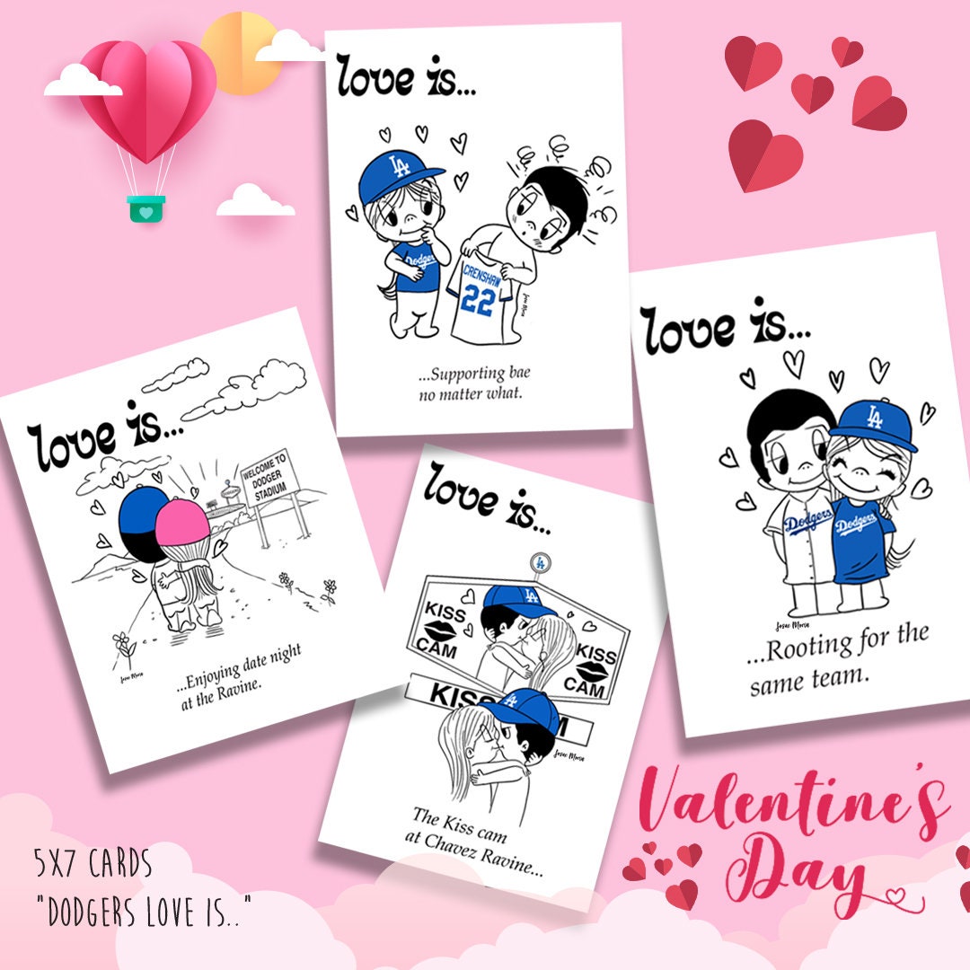 LA BASEBALL Love Is.. - Etsy