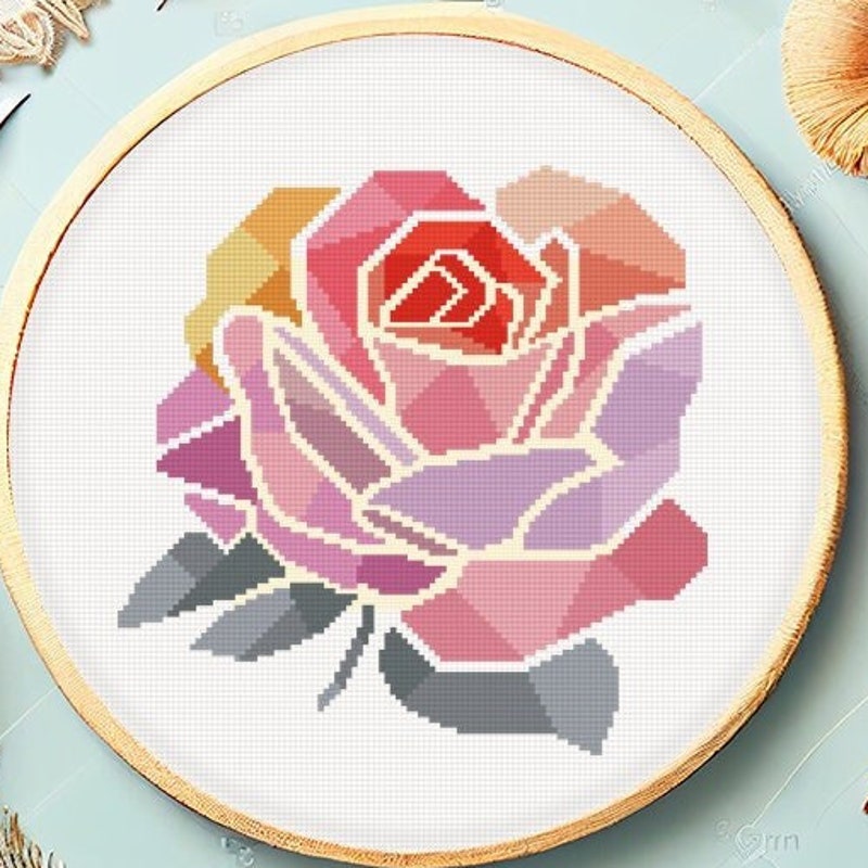 Rose Stitching Patterns - Etsy