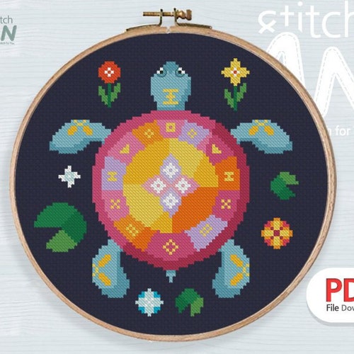 Sewing & Fiber Sand Dollar Cross Stitch Pattern Instant Download Craft ...