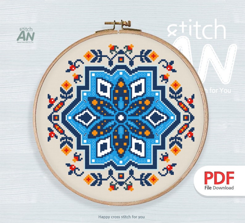 GEOMETRIC Cross Stitch Pattern Pdfcross Stitch Chartcounted - Etsy