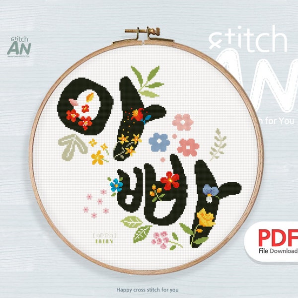 Cross Stitch Pattern Appa - Etsy