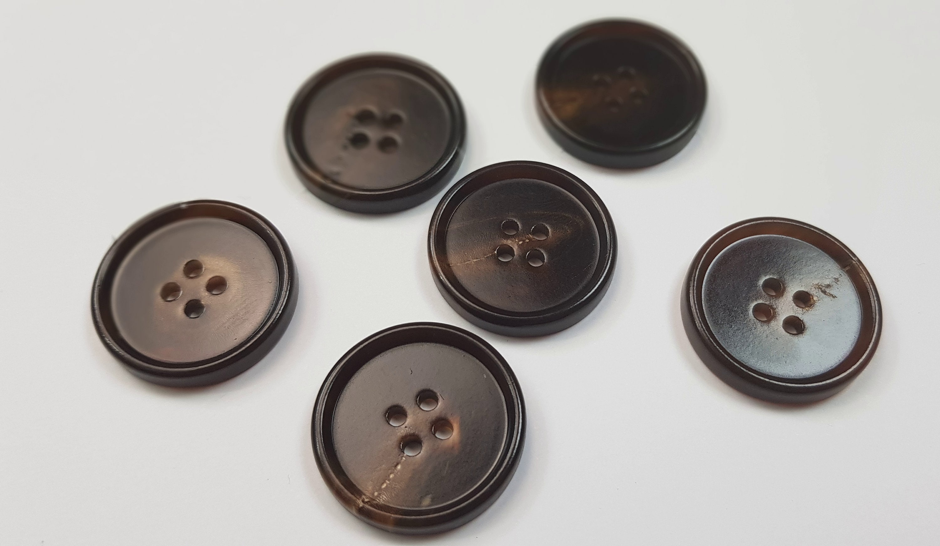 Real Horn Dark Brown Buttons for Coats and Outerwear. - Etsy