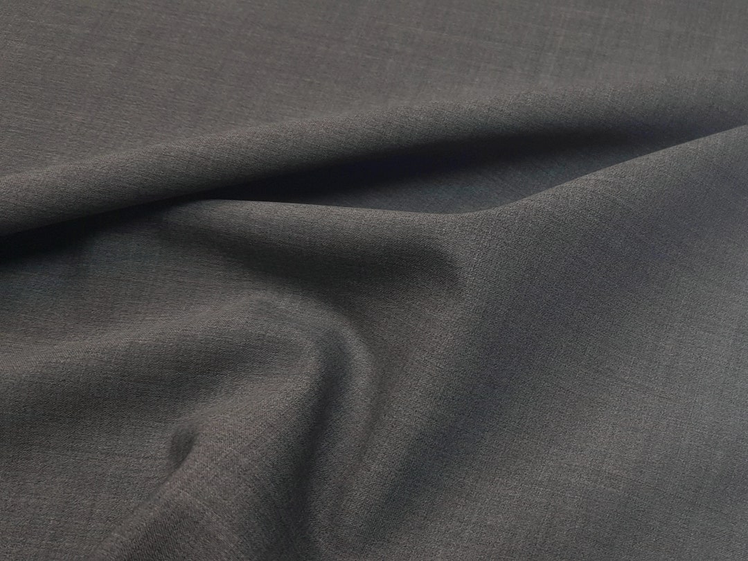 Merino Wool Gray Suit and Pants Fabric . Pure Merino Wool Super 120'S ...