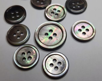Smoke Shell Buttons - Etsy