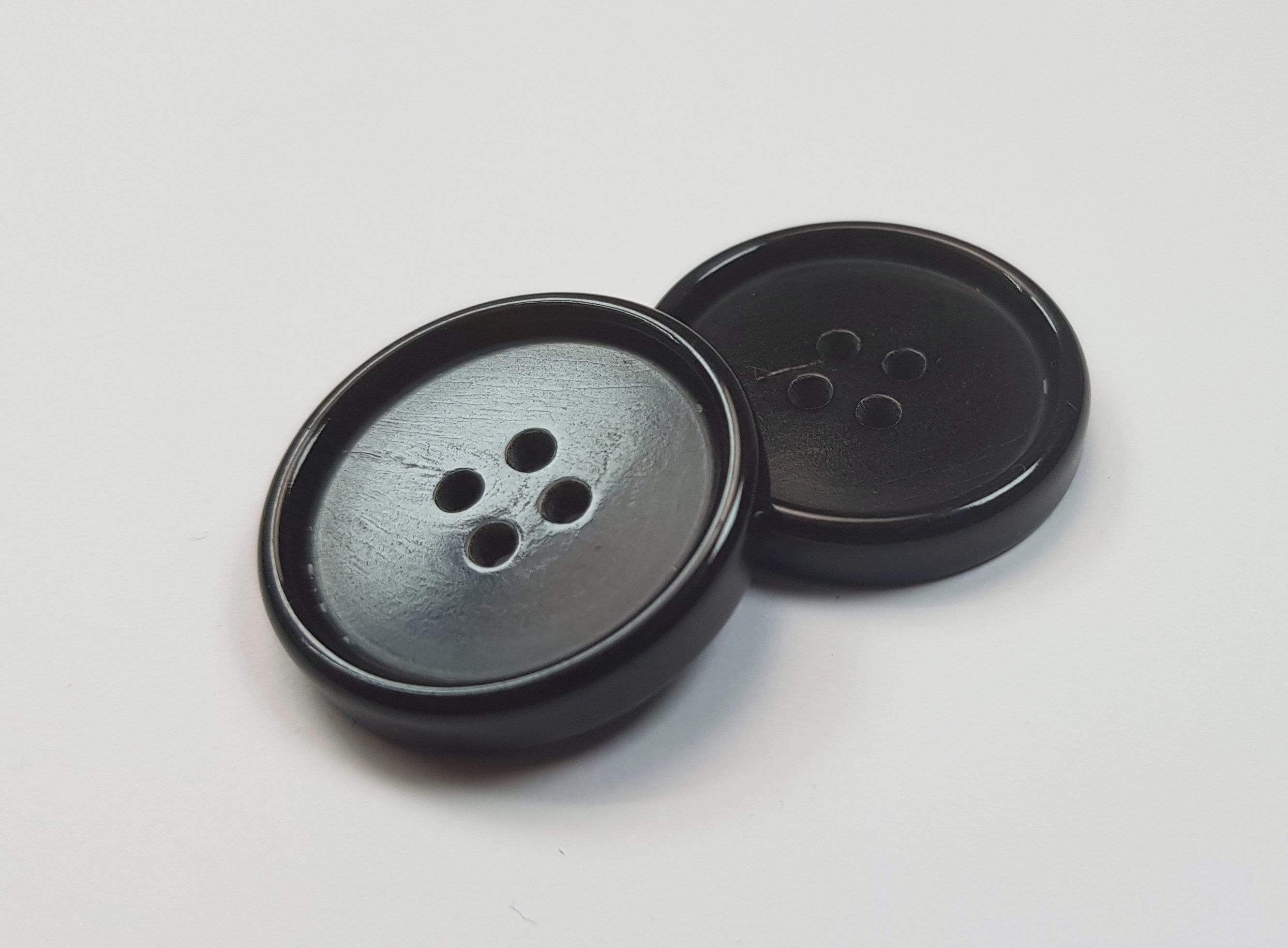 Real Horn Black Buttons for Coats and Outerwear. - Etsy