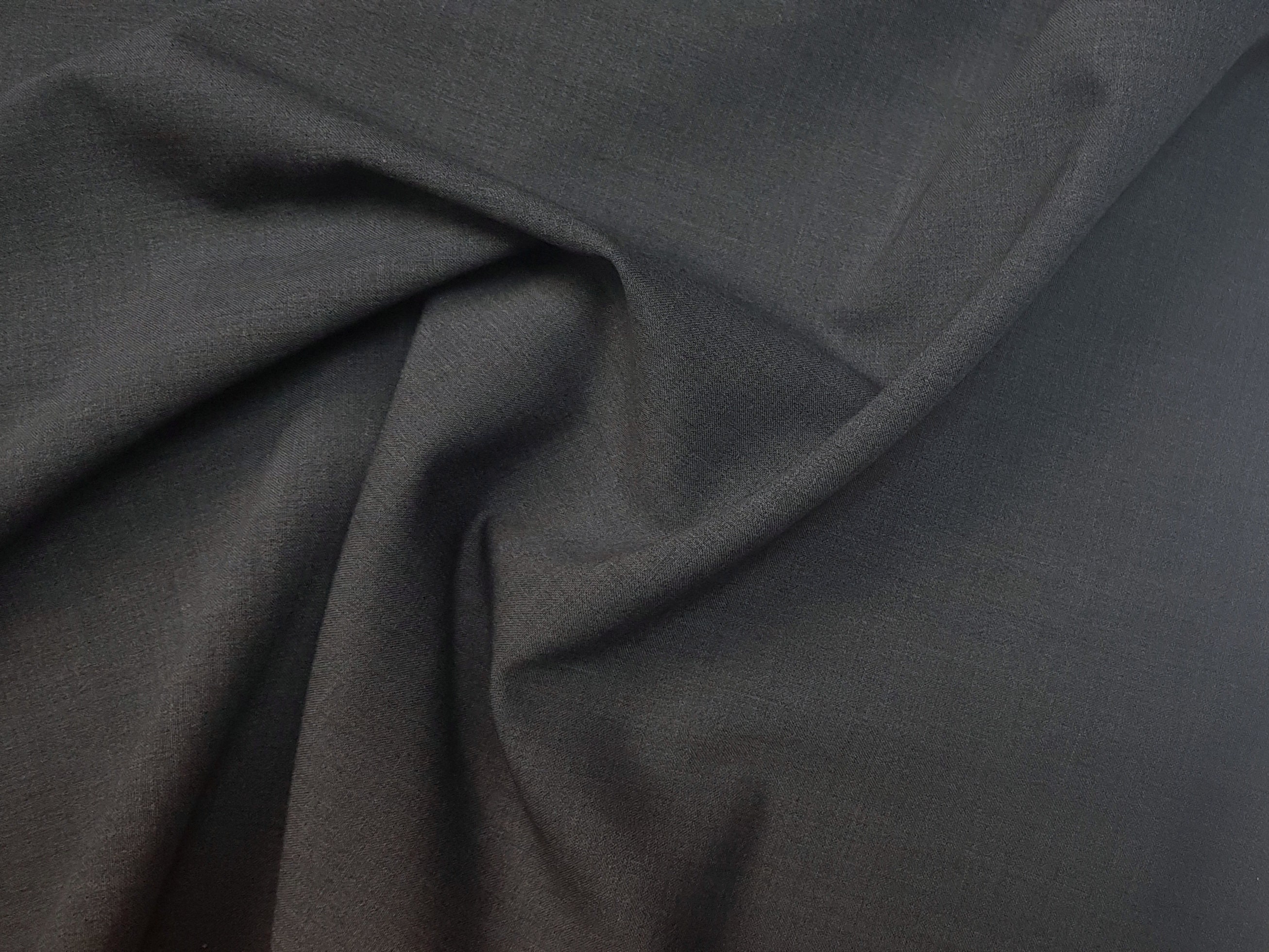 Merino Wool Suiting Fabric. Middle Gray Color. Pure Merino Wool Super ...
