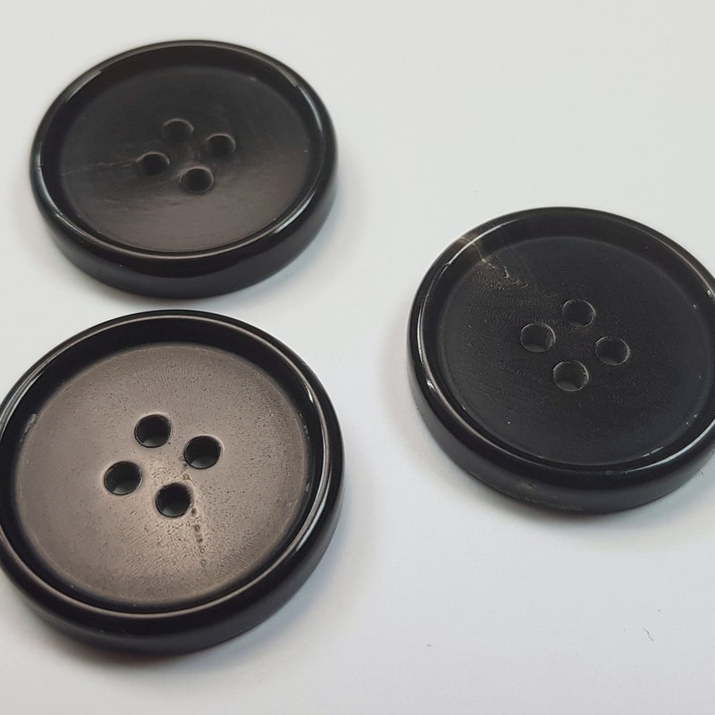 Black Coat Buttons - Etsy