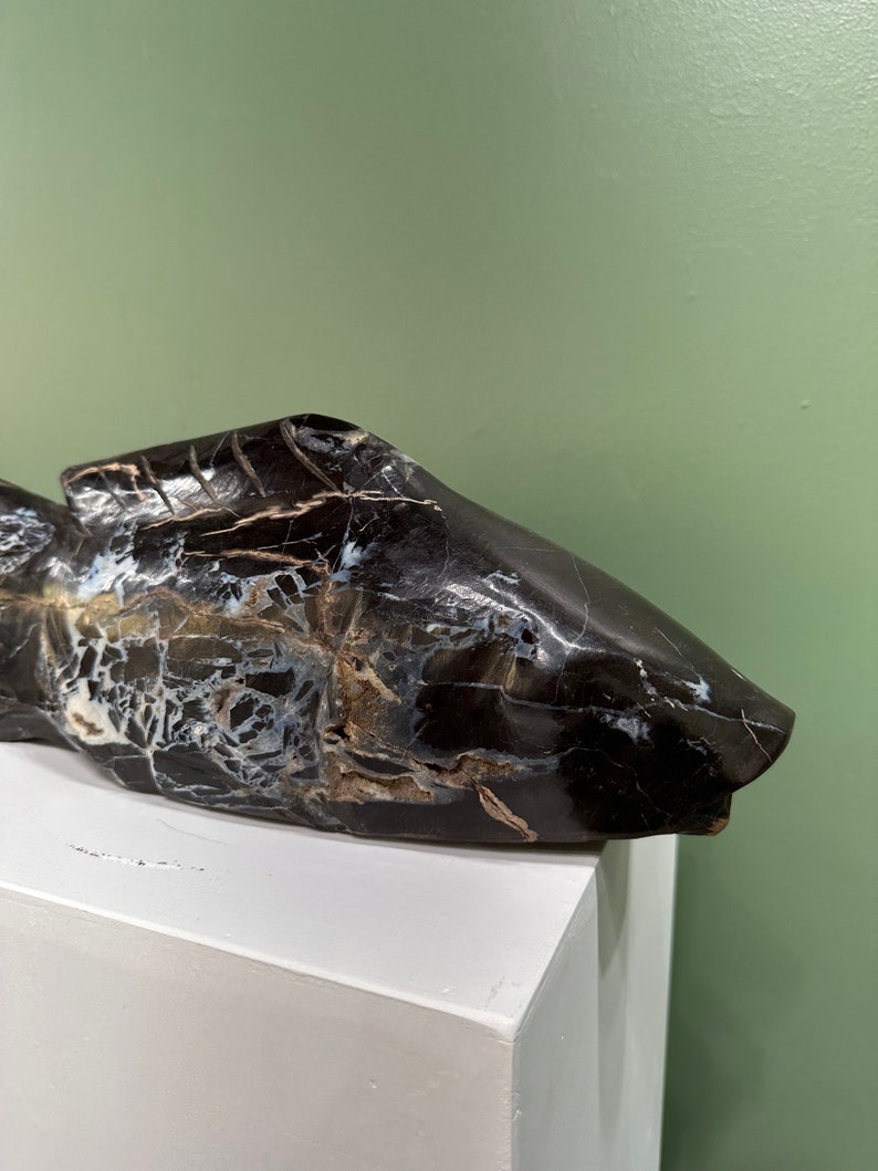 Timeless Elegance: Hand-carved Fish From Millions-year-old Indonesian ...
