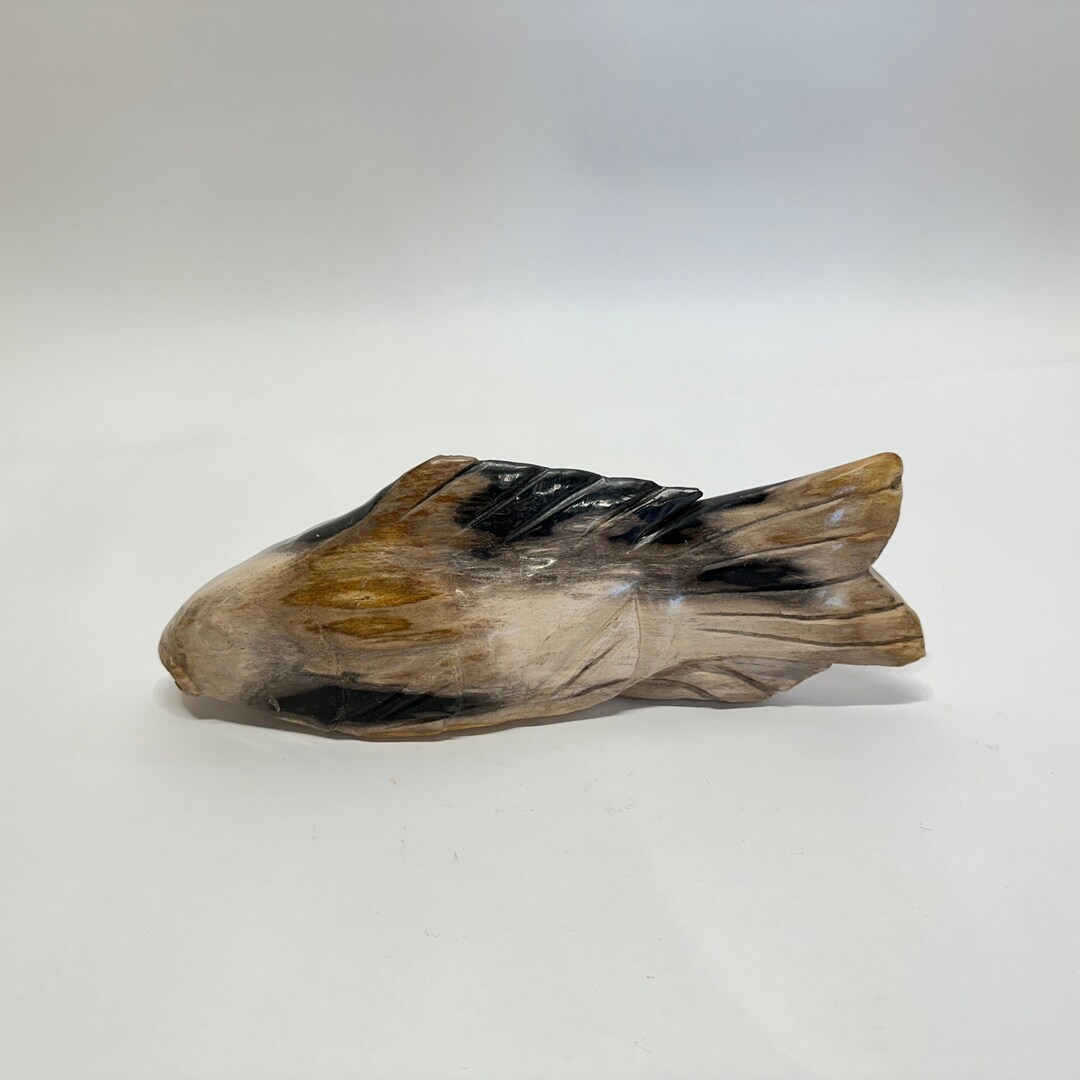 Timeless Elegance: Hand-carved Fish From Millions-year-old Indonesian ...